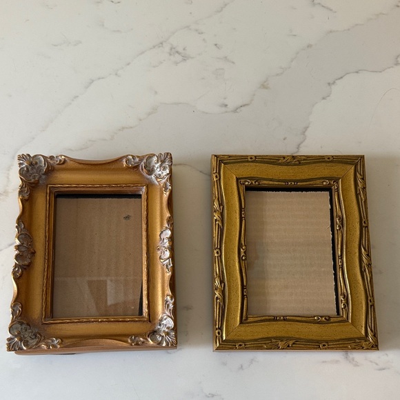 Accents | Tabletop Gilded Picture Frames Set Of 2 | Poshmark
